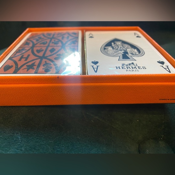 Hermes | Games | Herms Vintage Collectible Playing Cards Original Box ...